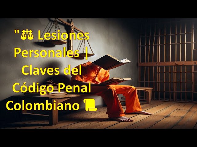 ARTÍCULO 111 CÓDIGO PENAL: LESIONES PERSONALES CLAVE